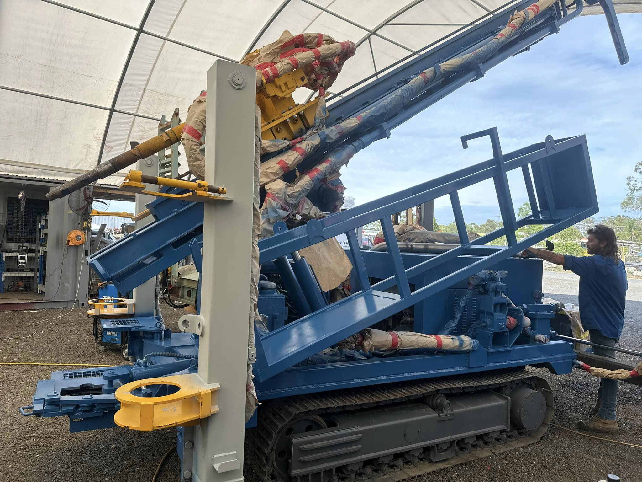 BDDrill W400 Rig Trials 2024 - Black Diamond Drilling Canada