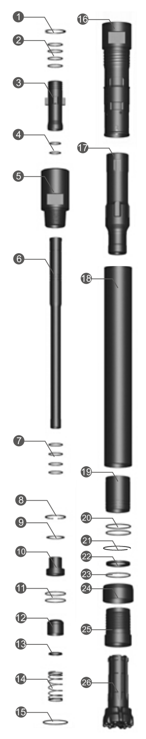 BD547 RC Reverse Circulation Hammer - Black Diamond Drilling Canada